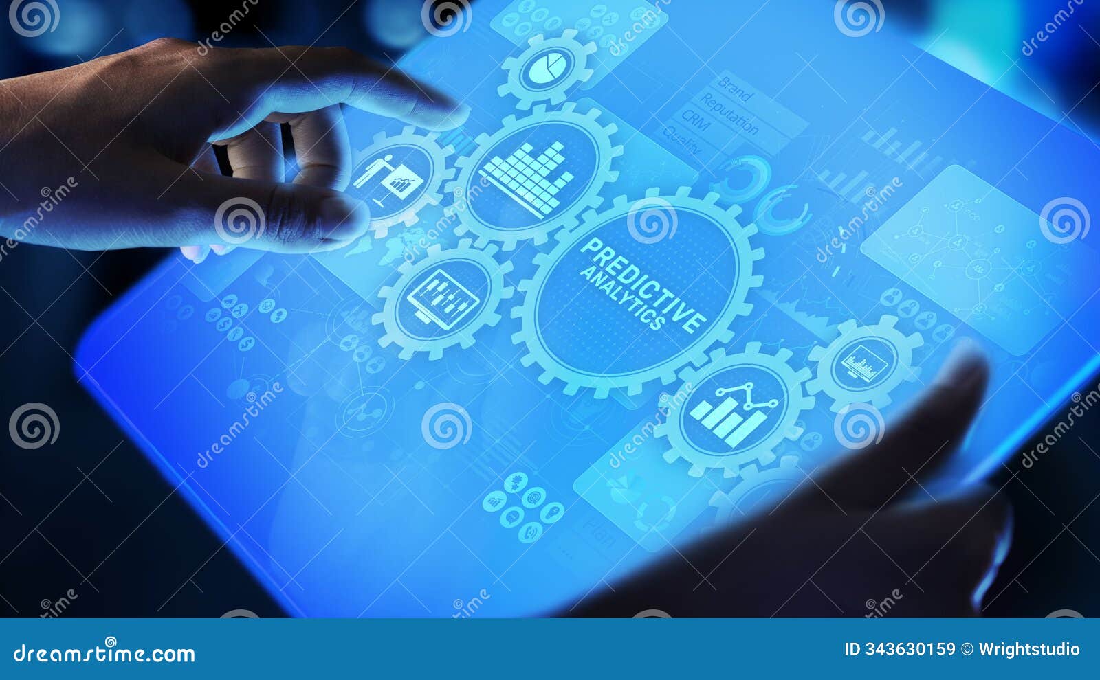 Predictive Analytics Big Data Analysis Business Intelligence Internet ...