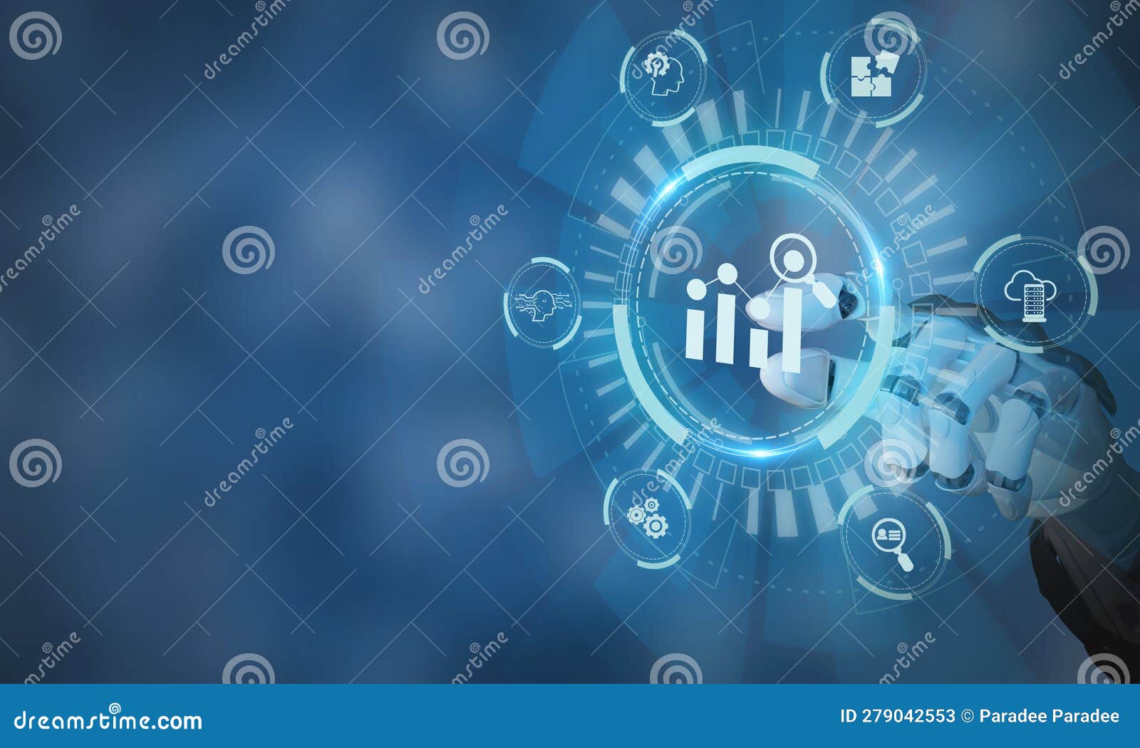 Predictive Analytics, Data Visualization, Business Forecasting Concept ...