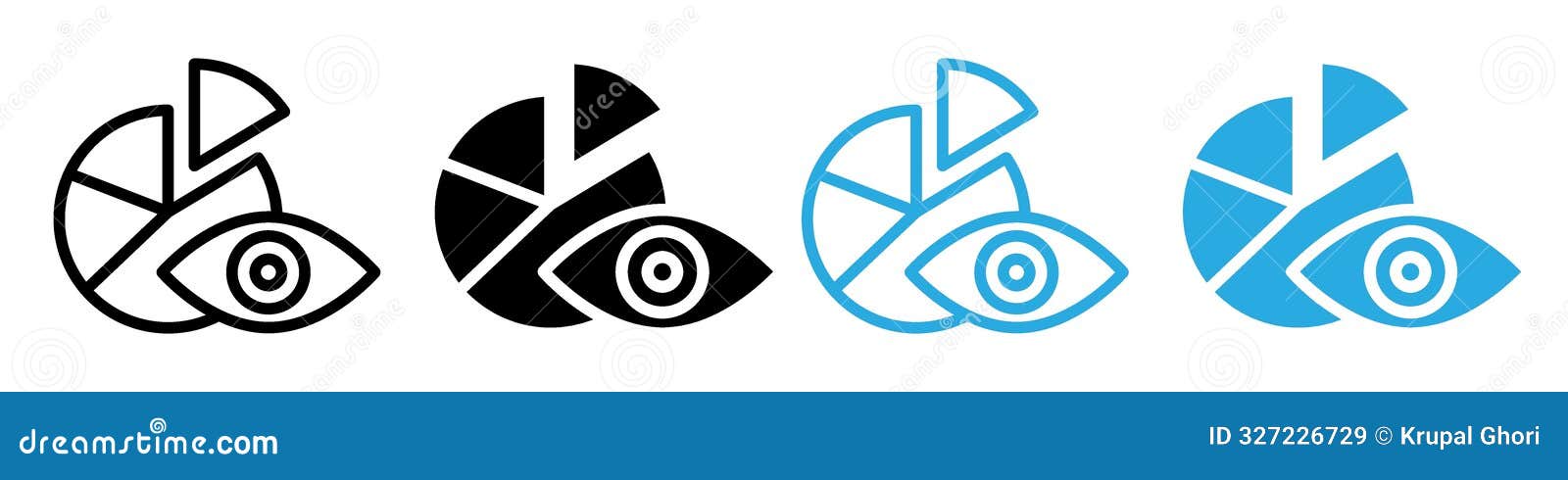 Predictive Analytics Icon Logo Set Vector Stock Vector - Illustration ...