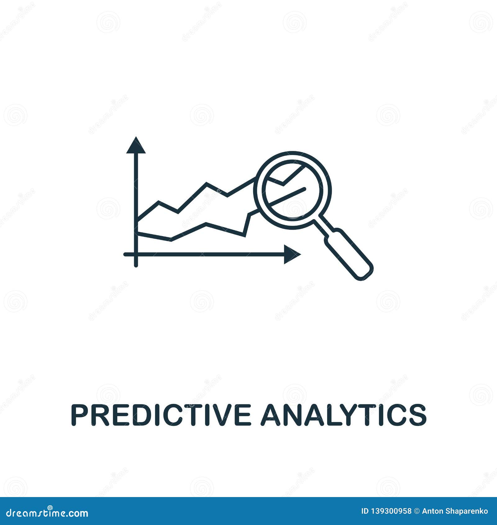 Predictive Analytics Icon. Thin Line Style Industry 4.0 Icons ... Predictive Analytics Icon. Thin Line Style Industry 4.0 Icons ...