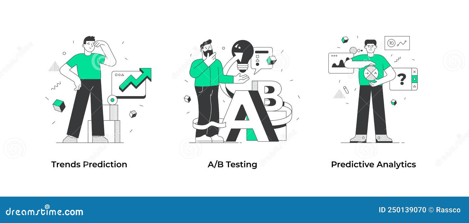 Predictive Analytics Illustrations Stock Vector - Illustration of ...
