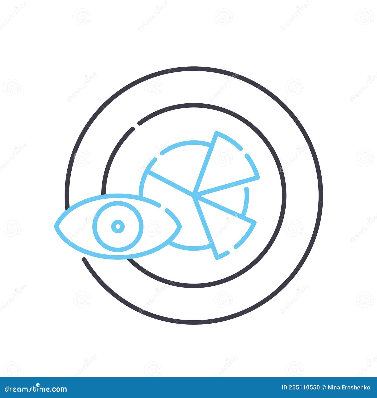 Predictive Analytics Line Icon, Outline Symbol, Vector Illustration ...
