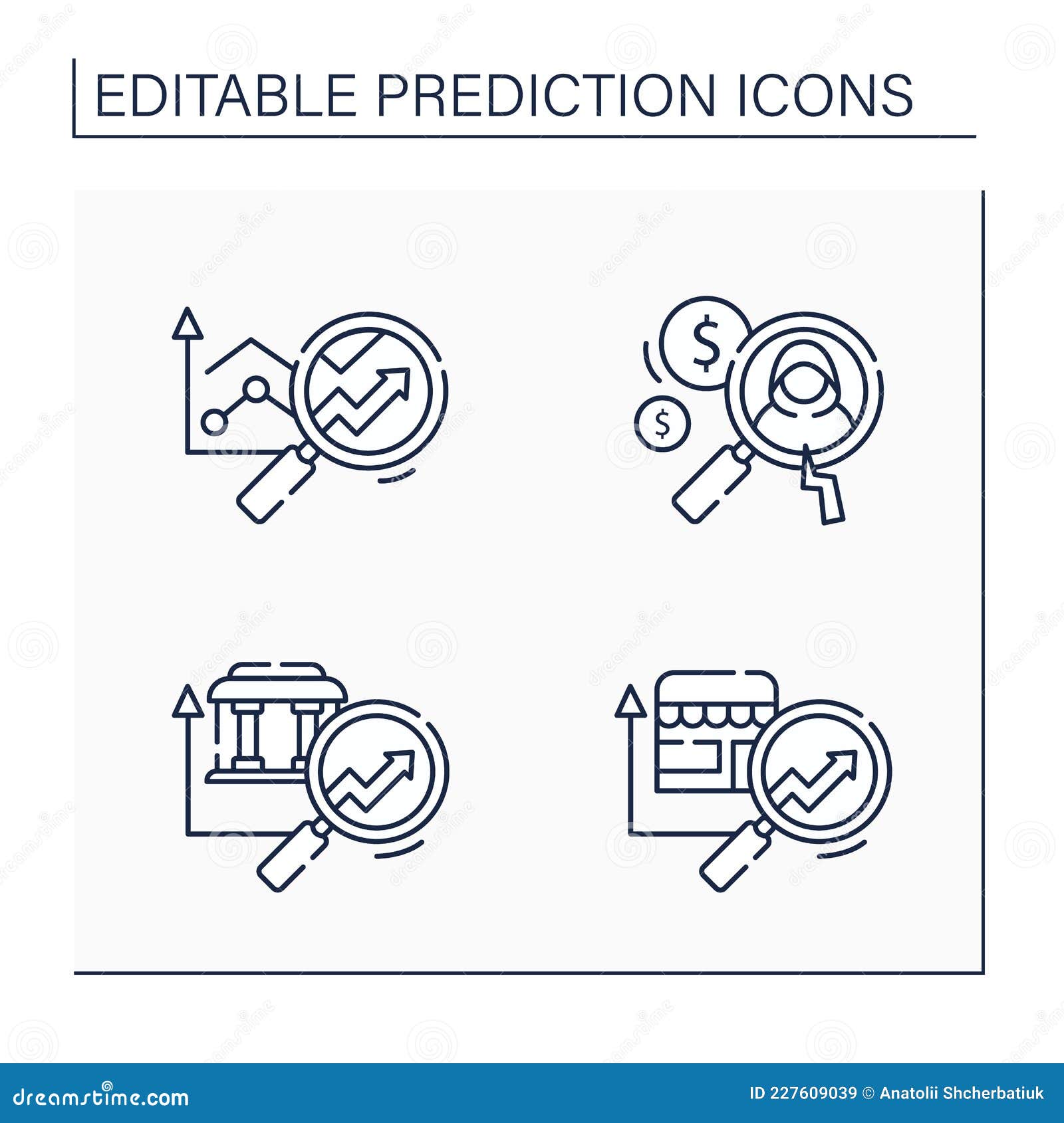Predictive Analytics Line Icons Set Stock Vector - Illustration of ... Predictive Analytics Line Icons Set Stock Vector - Illustration of ...