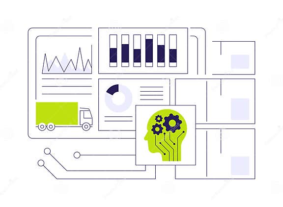 Predictive Inventory Analytics with AI Abstract Concept Vector ...