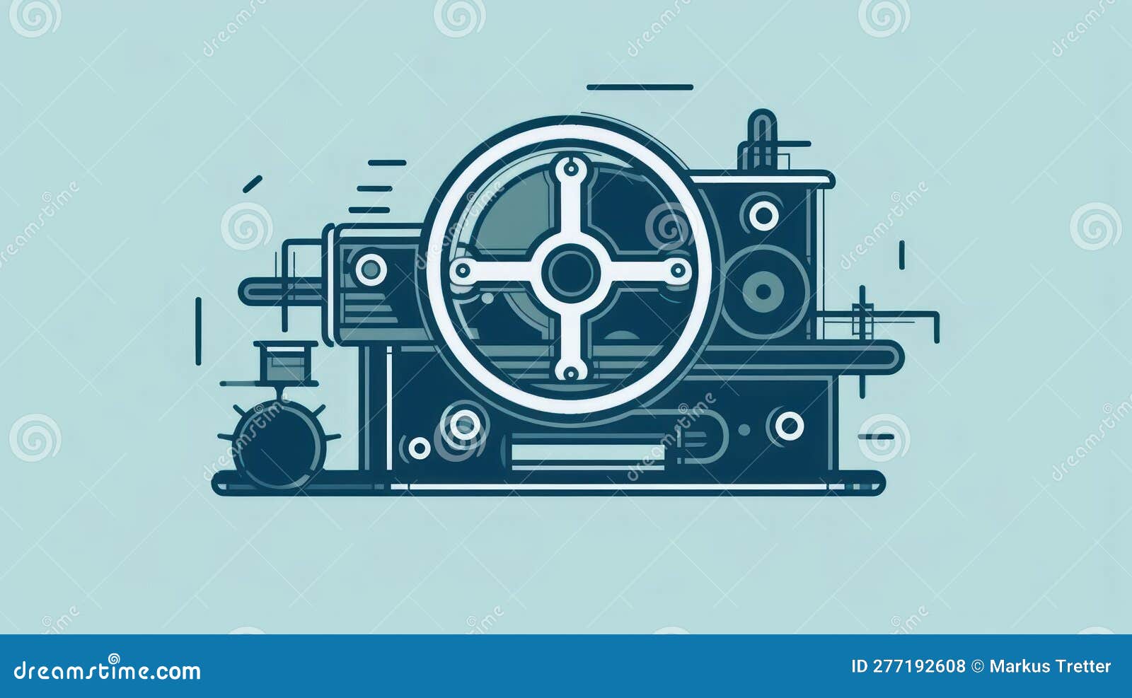 A Predictive Maintenance Icon Representing the Use of Data Analysis To ...