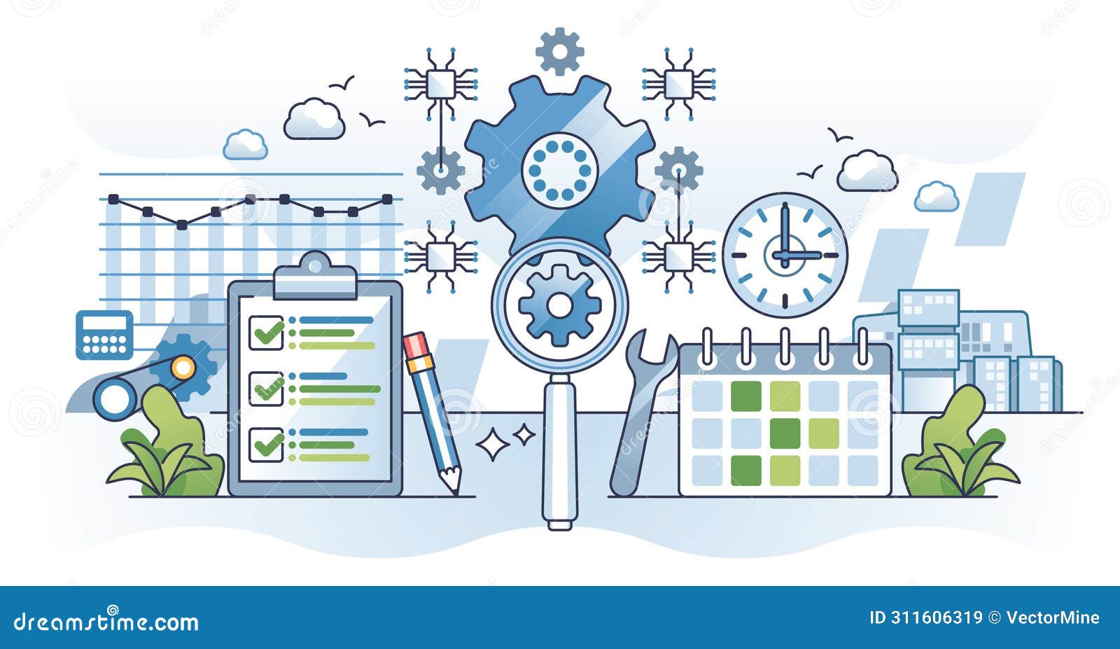 Predictive Maintenance Concept Icon Vector Illustration | CartoonDealer ... Predictive Maintenance Concept Icon Vector Illustration | CartoonDealer ...