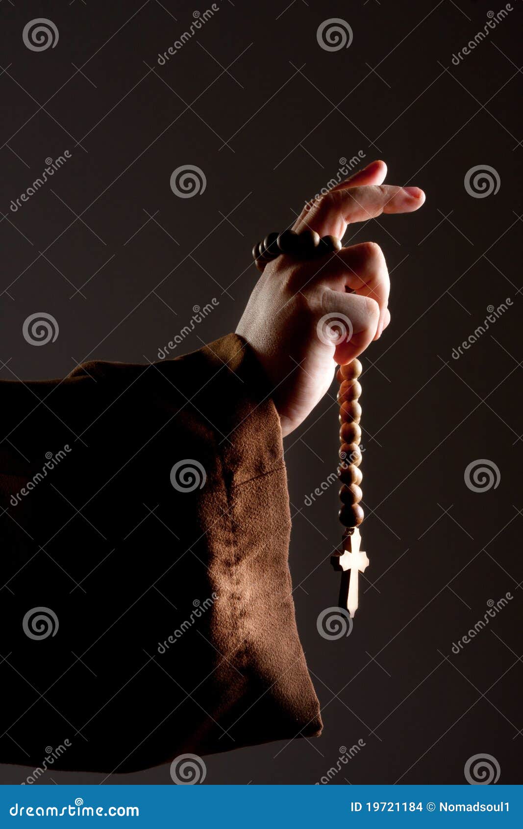 Predikende Middeleeuwse Monnik Stock Foto - Image of katholicisme ...