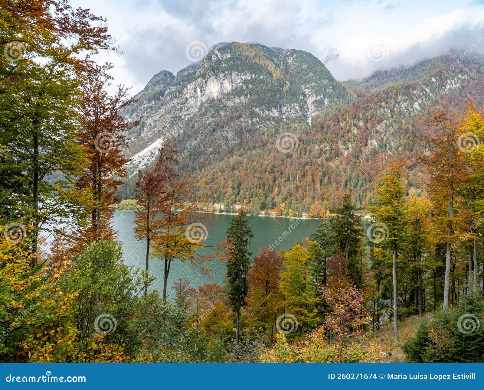 Predil Lake, Julian Alps, Italy Stock Photo - Image of julian ...