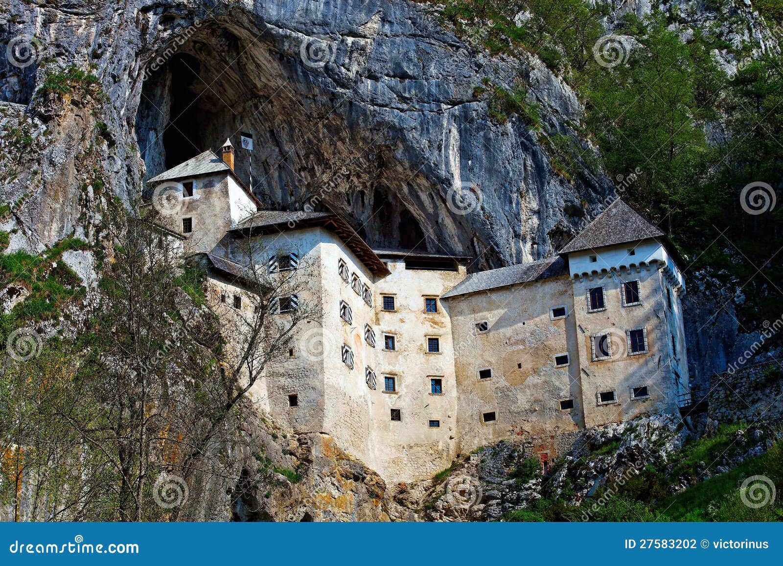 Predjama Castle stock photo. Image of predjama, medieval - 27583202