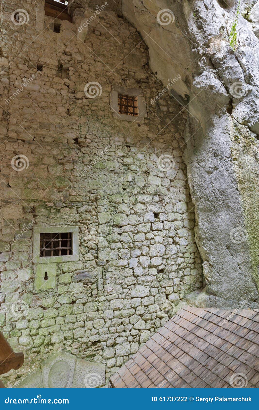 Predjama Castle Interior. Postojna Cave, Slovenia Stock Photo - Image ...
