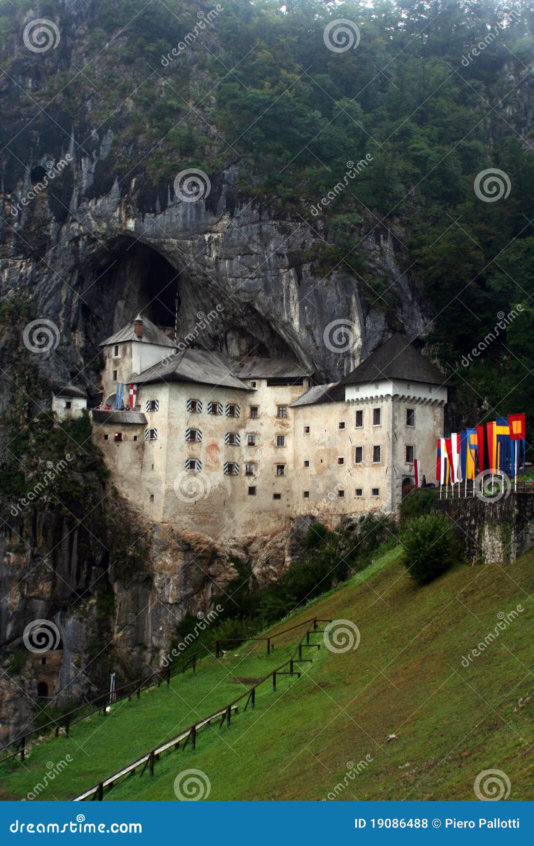 Predjama castle - Slovenia stock photo. Image of historic - 19086488