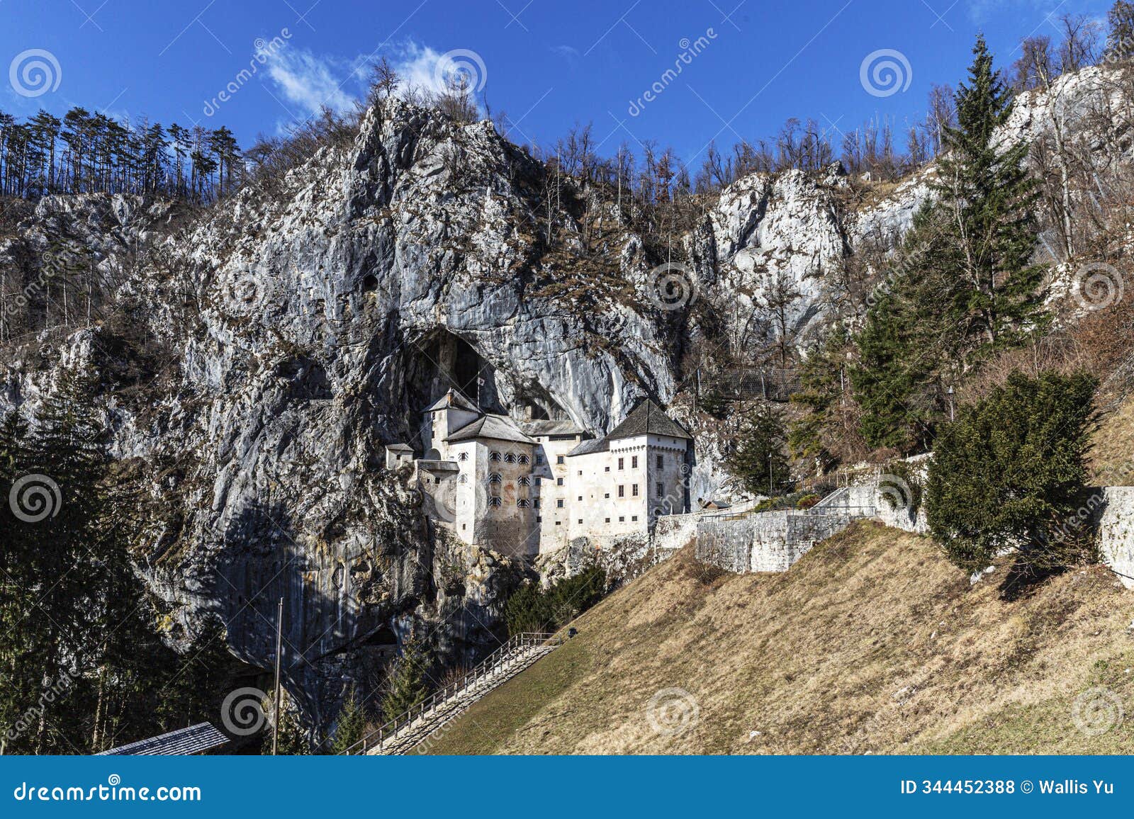 Predjama Castle in Slovenia: a Marvel of Cliffside Architecture Stock ...