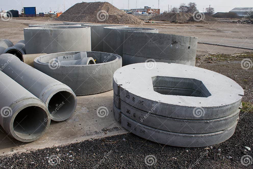 Prefab Concrete Sections stock photo. Image of cement, building - 947920