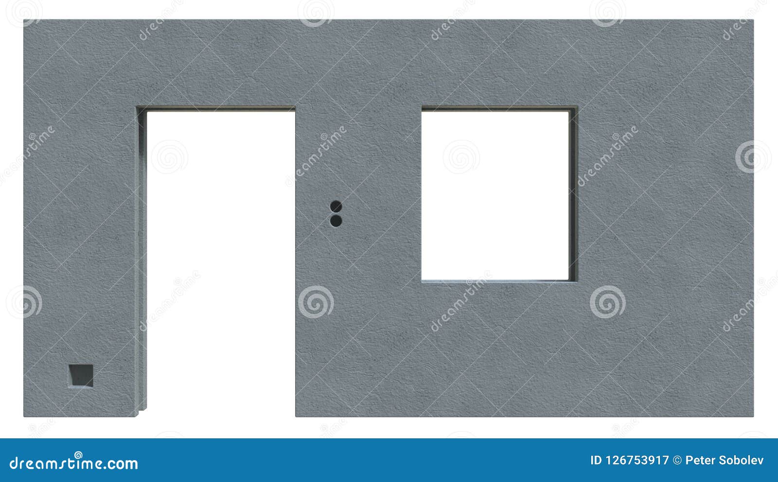 Prefabricated House Component Stock Image - Image of cement, rendering ...