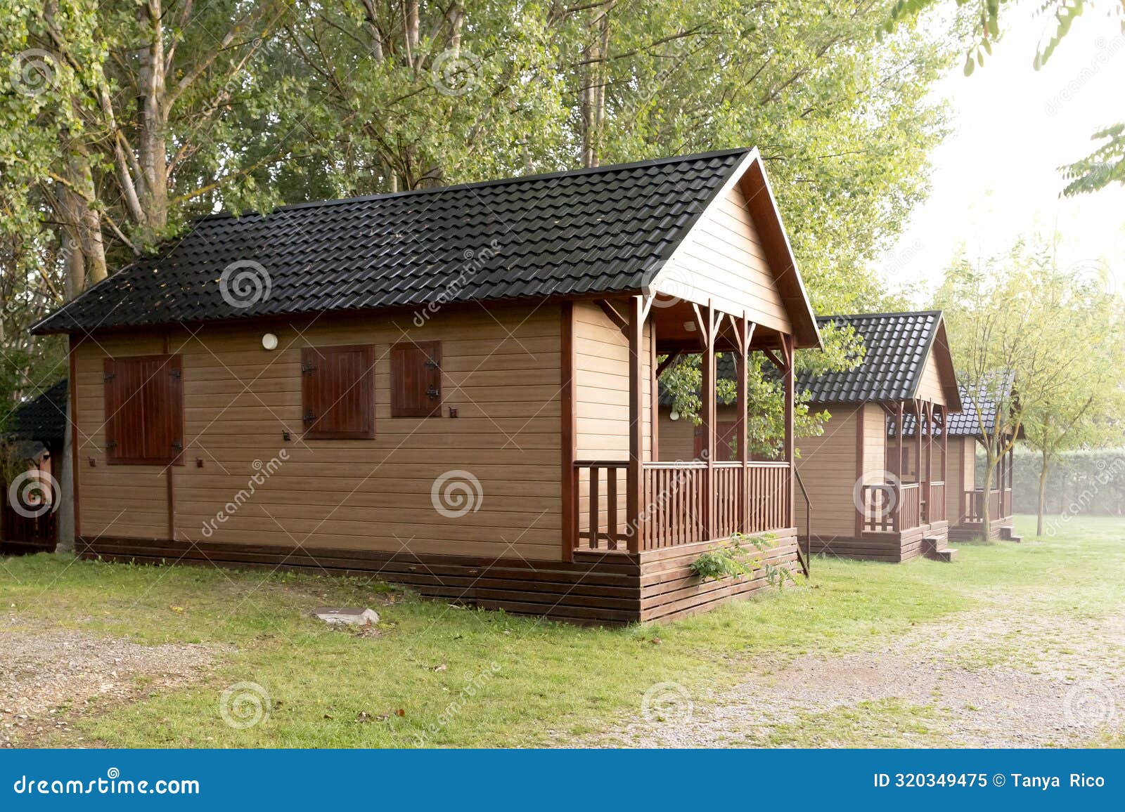 Prefabricated Mobile Modular Container House in Forest Camping ...