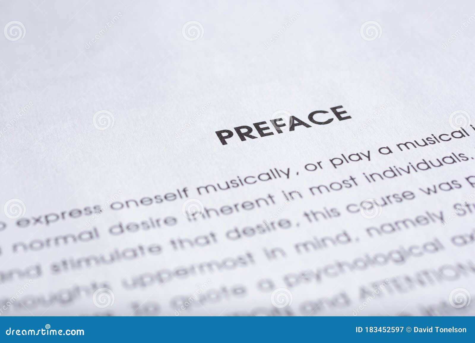 Preface on music editorial photography. Image of classic - 183452597