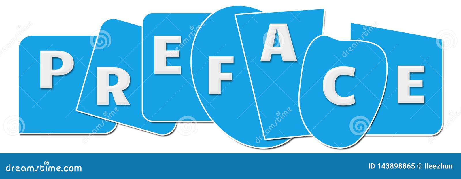 Preface Blue Abstract Shapes Horizontal Stock Image | CartoonDealer.com ...
