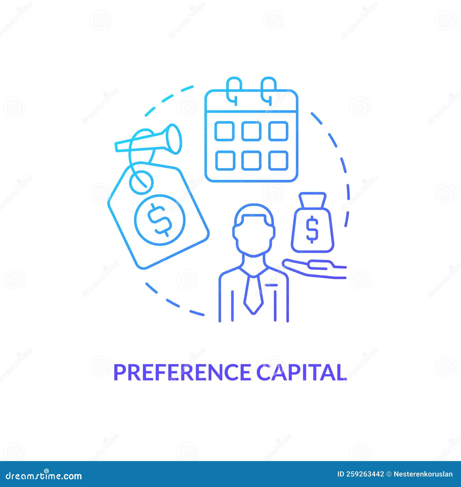 Preference Shares Icon. Trendy Modern Flat Linear Vector Preference ...