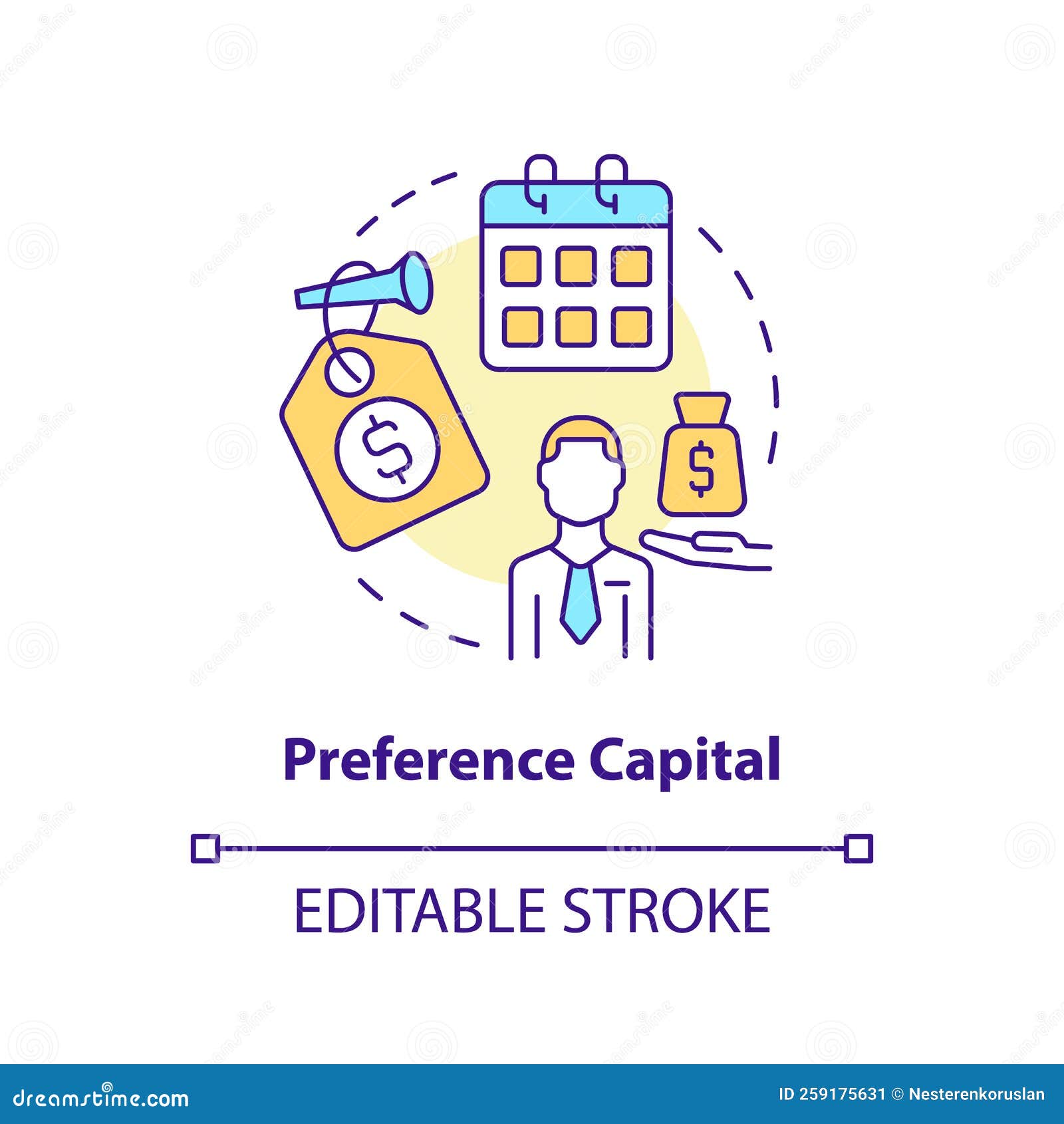 Preference Shares Icon. Trendy Modern Flat Linear Vector Preference ...