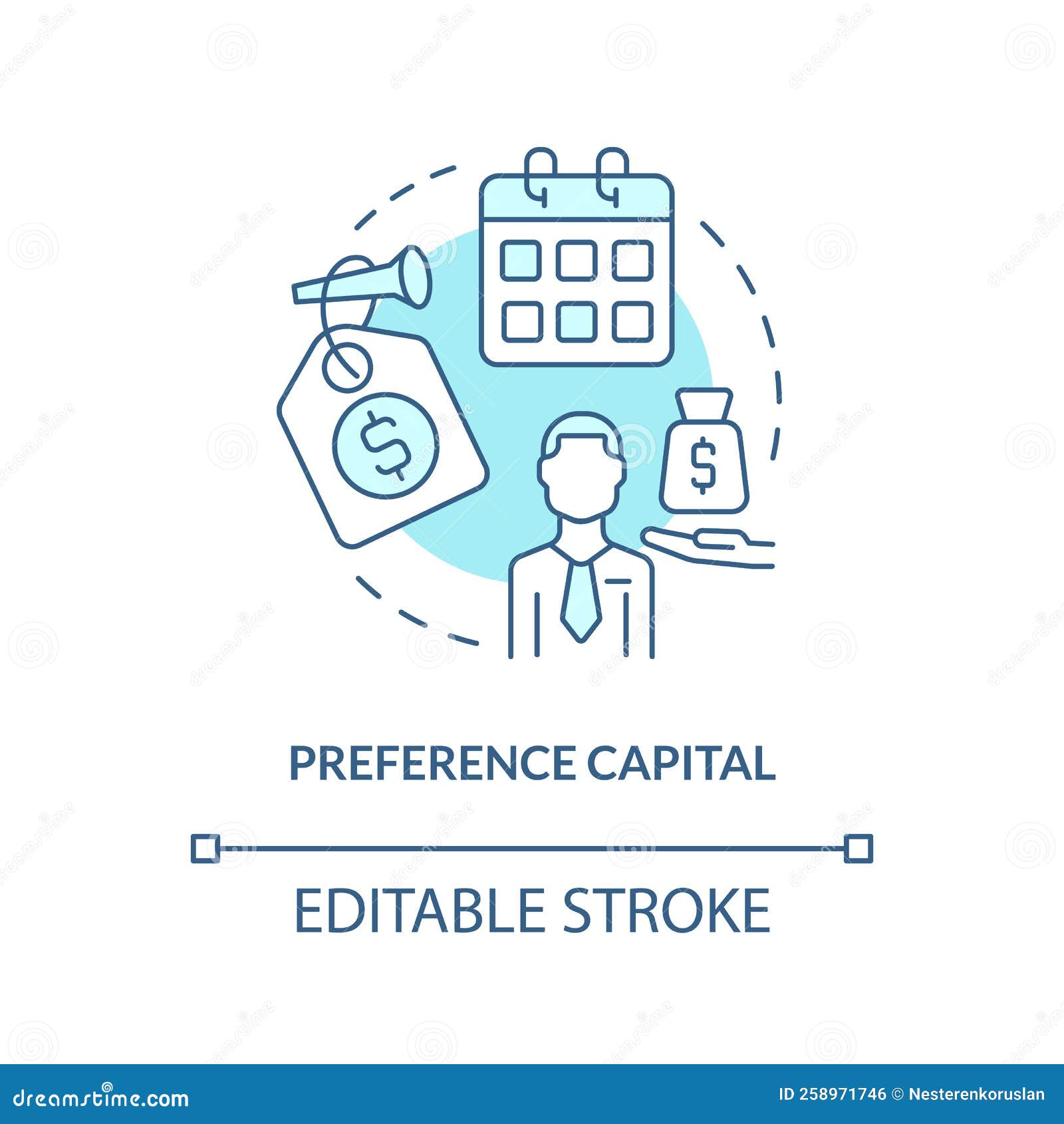 Preference Shares Icon. Trendy Modern Flat Linear Vector Preference ...
