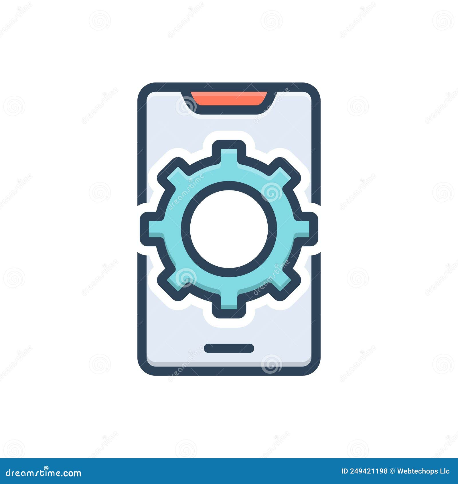 Settings Config Setup Email Icon Vector Or Configuration Maintenance ...