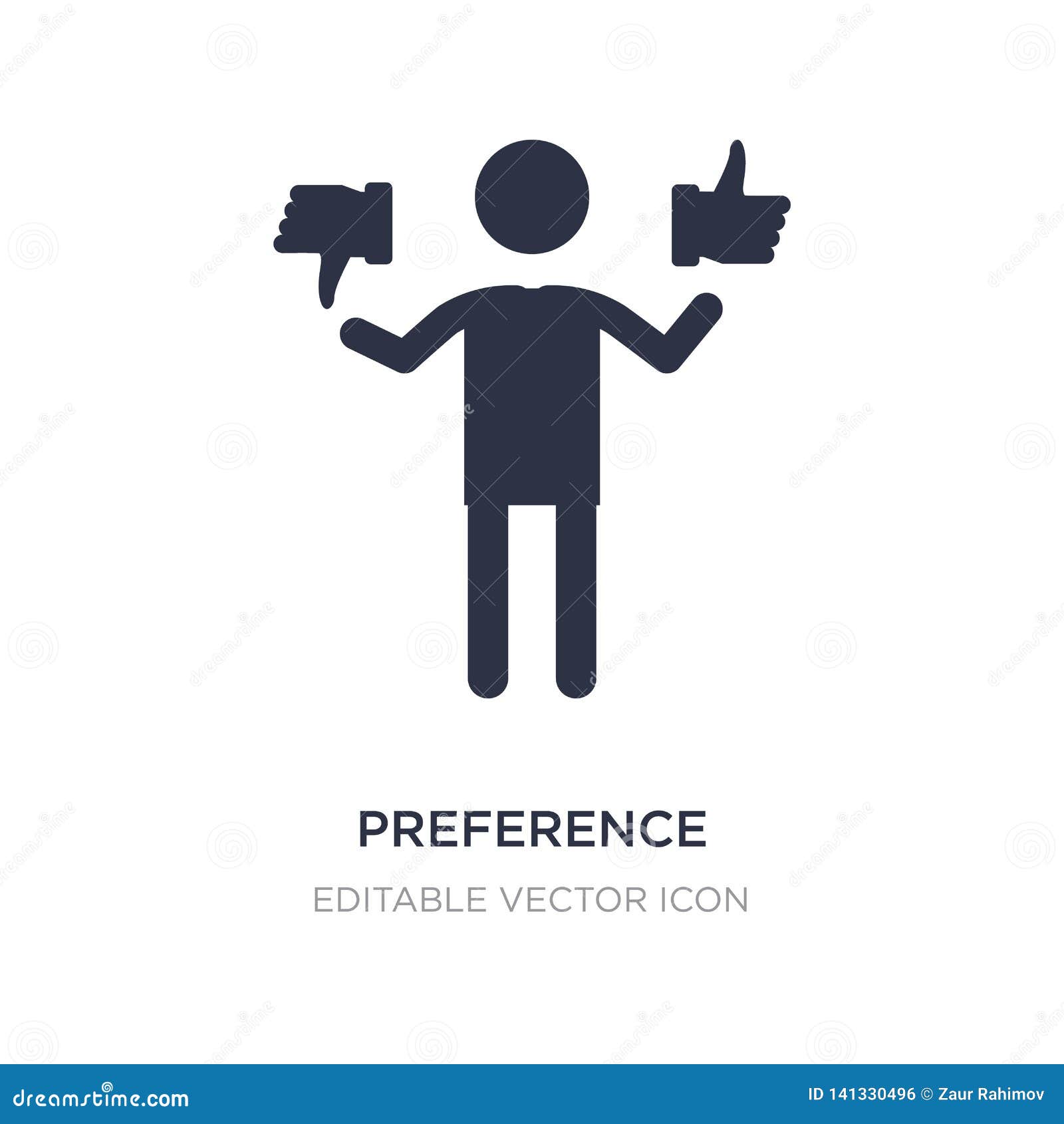 Preference Icon on White Background. Simple Element Illustration from ...