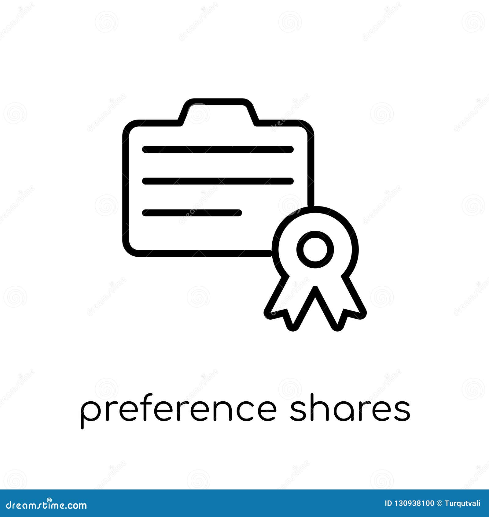 Preference Shares Icon. Trendy Modern Flat Linear Vector Preference ...