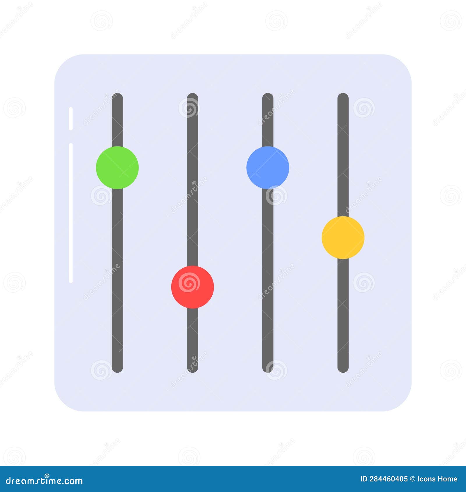 Preference Vector Design Modern Flat Style Isolated on White Background ...