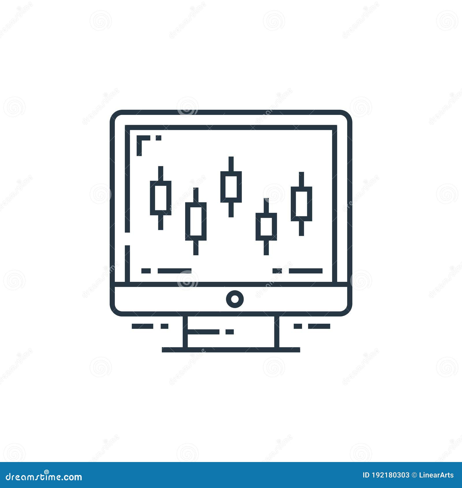 Preferences Icon Vector from Data Analysis Concept. Thin Line ...