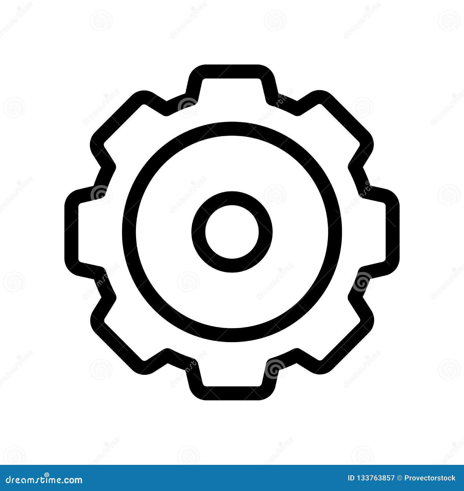 Preferences Icon Vector Sign and Symbol Isolated on White Background ...