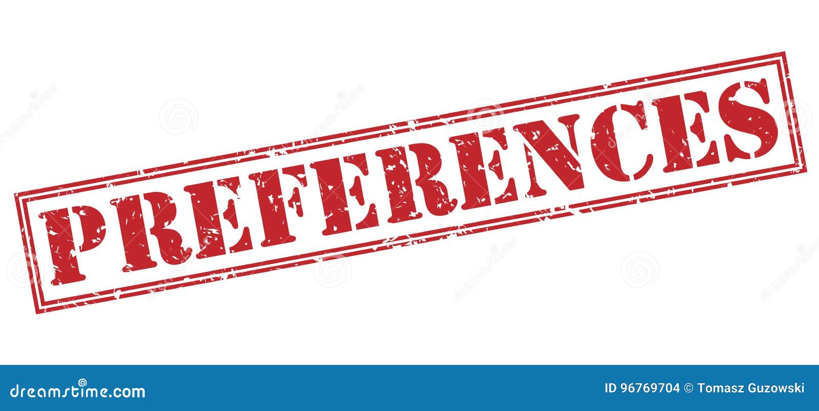 Preferences Red Stamp Stock Photo | CartoonDealer.com #96769704