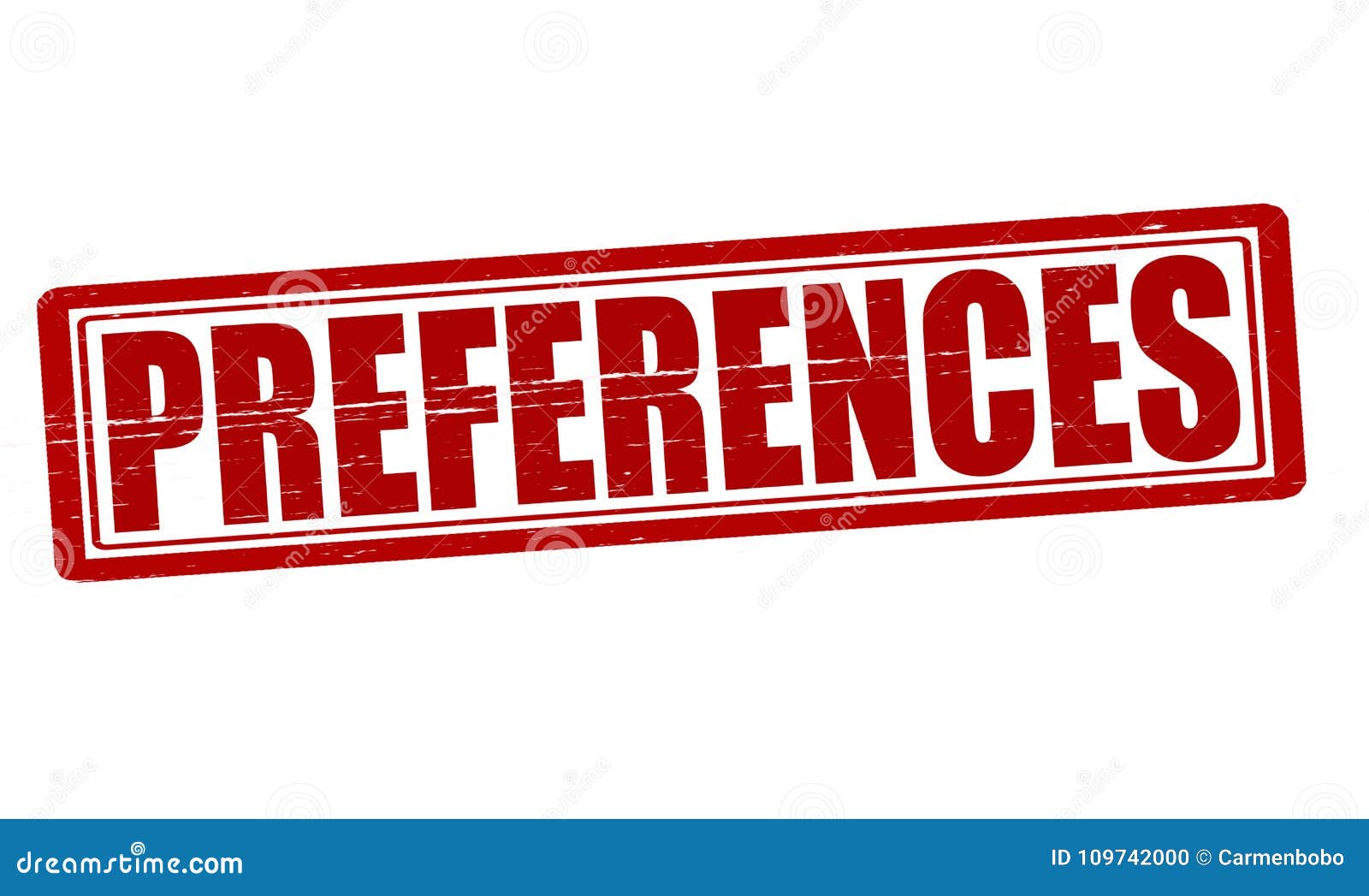 Preferences stock illustration. Illustration of liking - 109742000