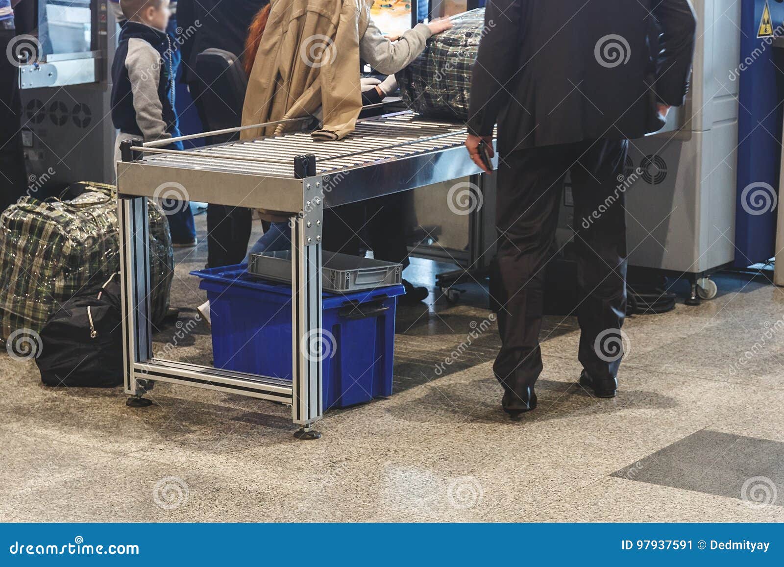 Preflight Inspection of Passengers` Luggage Editorial Photo - Image of ...