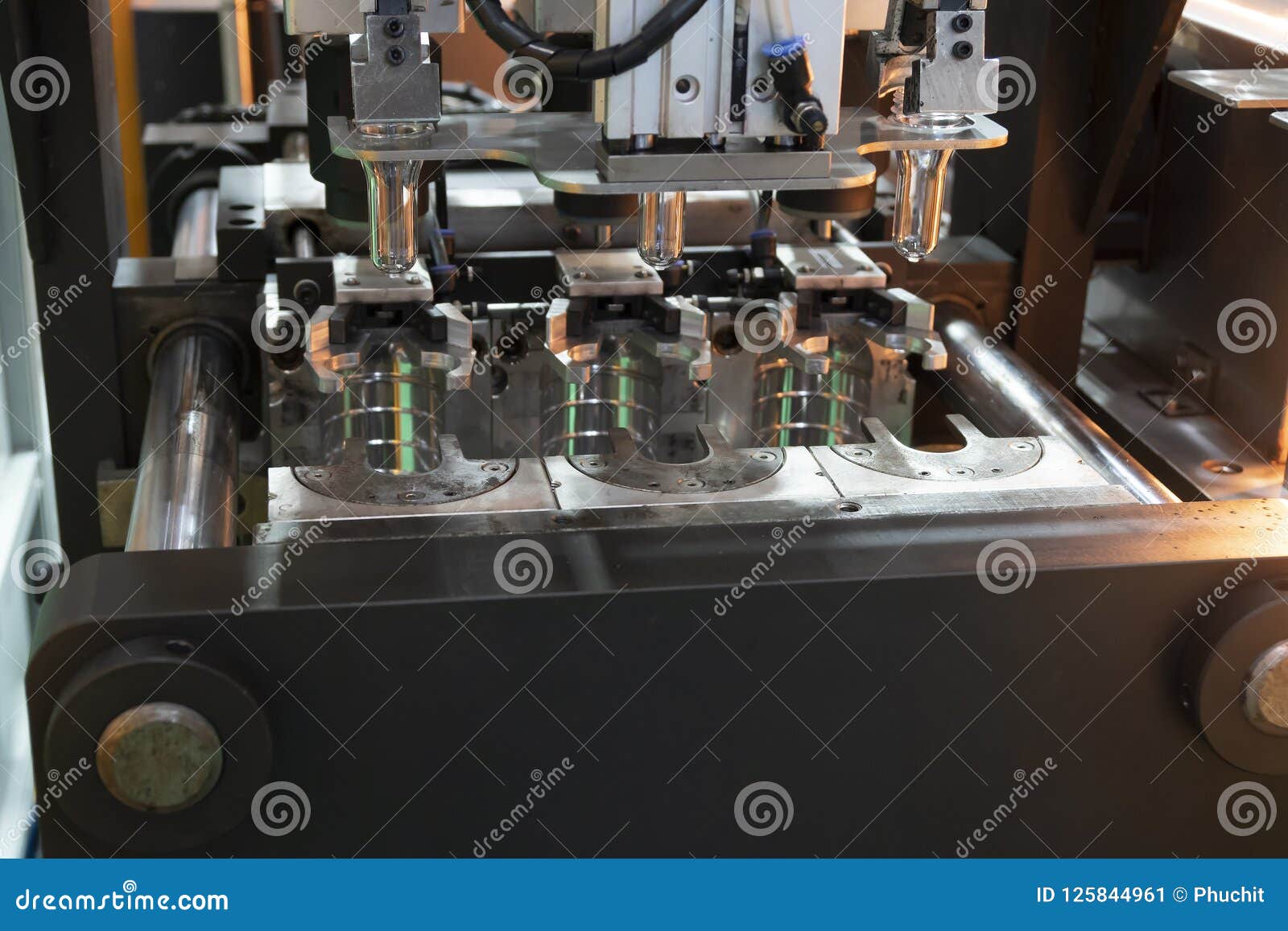 The Preform Shape in the Blowing Mold Stock Image - Image of mineral ...