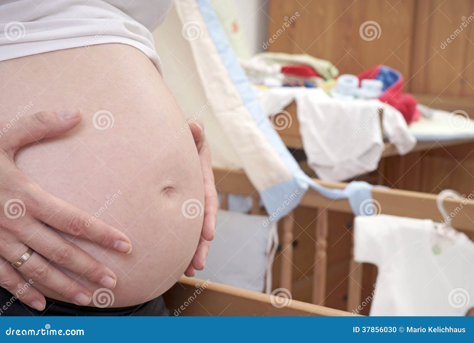 Belly Wound With Surgical Stitch. Patient After Intestinal Cancer ...