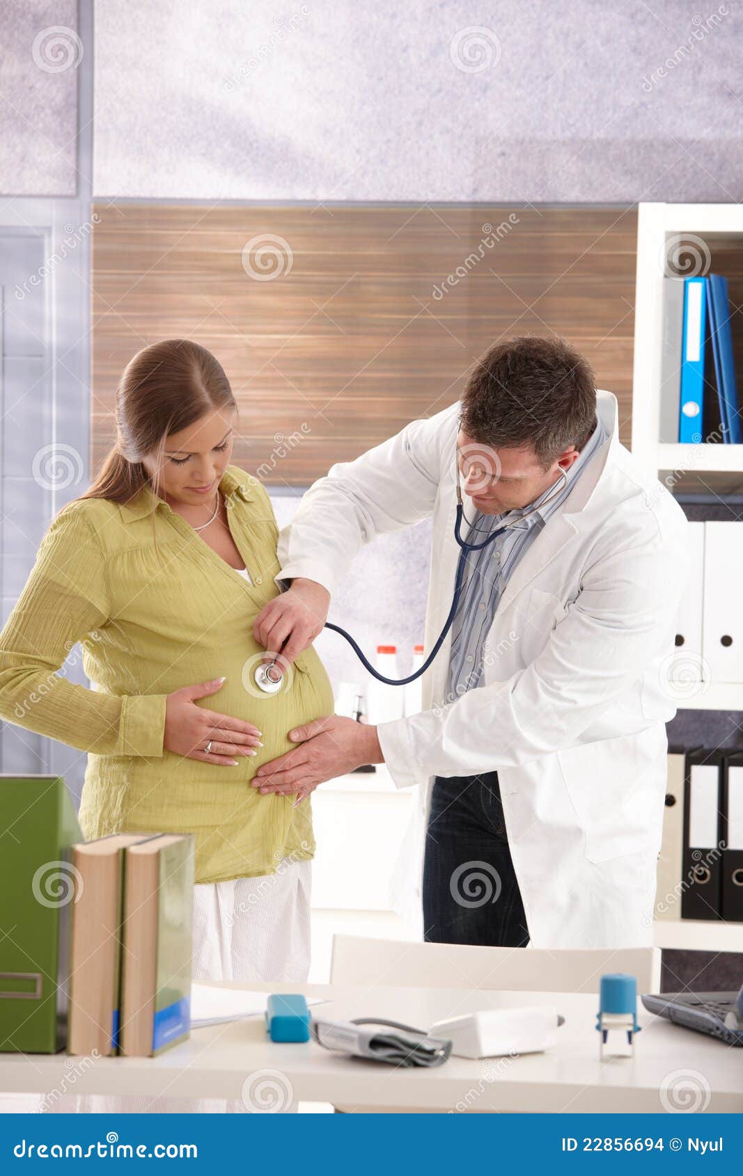 Pregnancy consultation stock photo. Image of expectant - 22856694