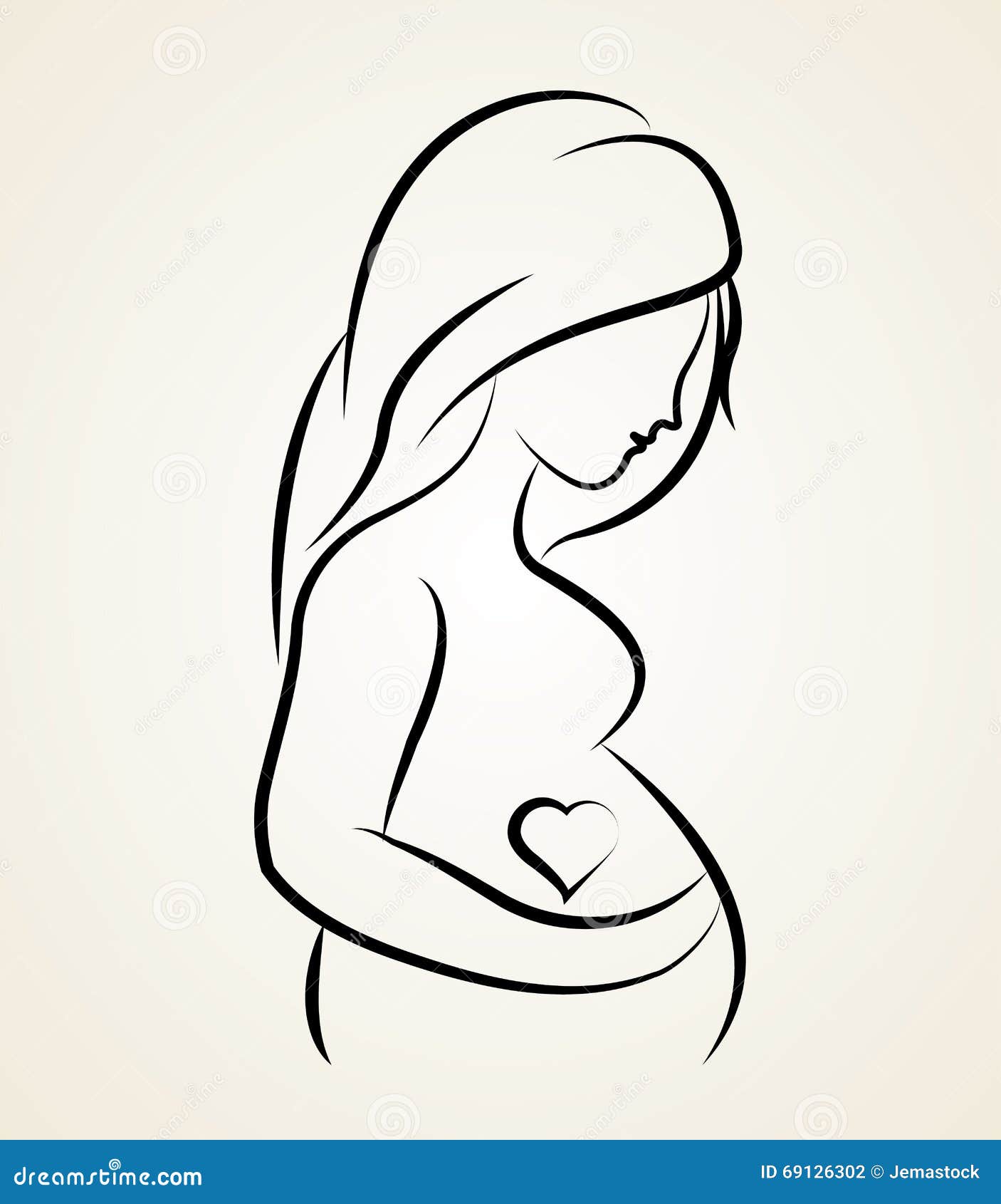Pregnancy Mother Design Vector Illustration Stock Vector