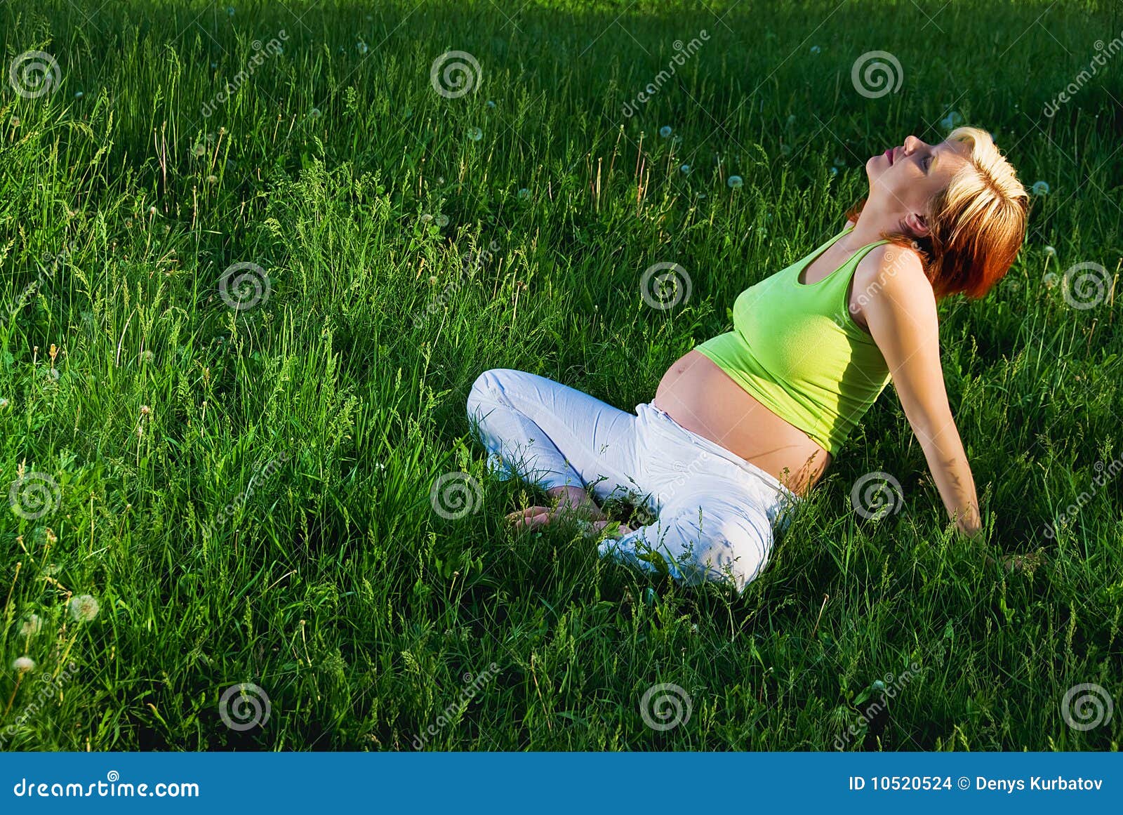 Pregnancy relax stock photo. Image of maternal, months - 10520524