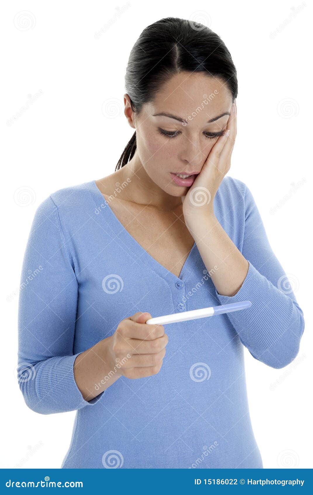 Pregnancy shock stock photo. Image of test, lady, longed - 15186022