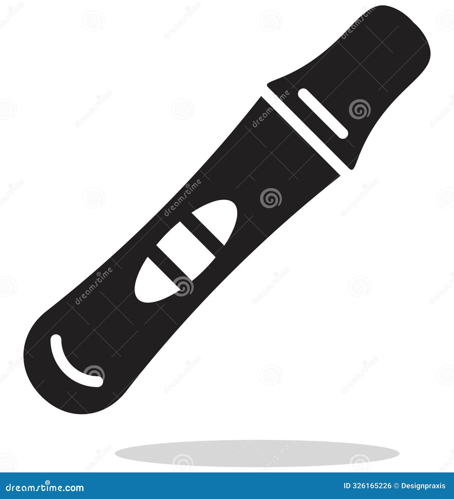 Pregnancy Test Icon stock illustration. Illustration of fertility ...