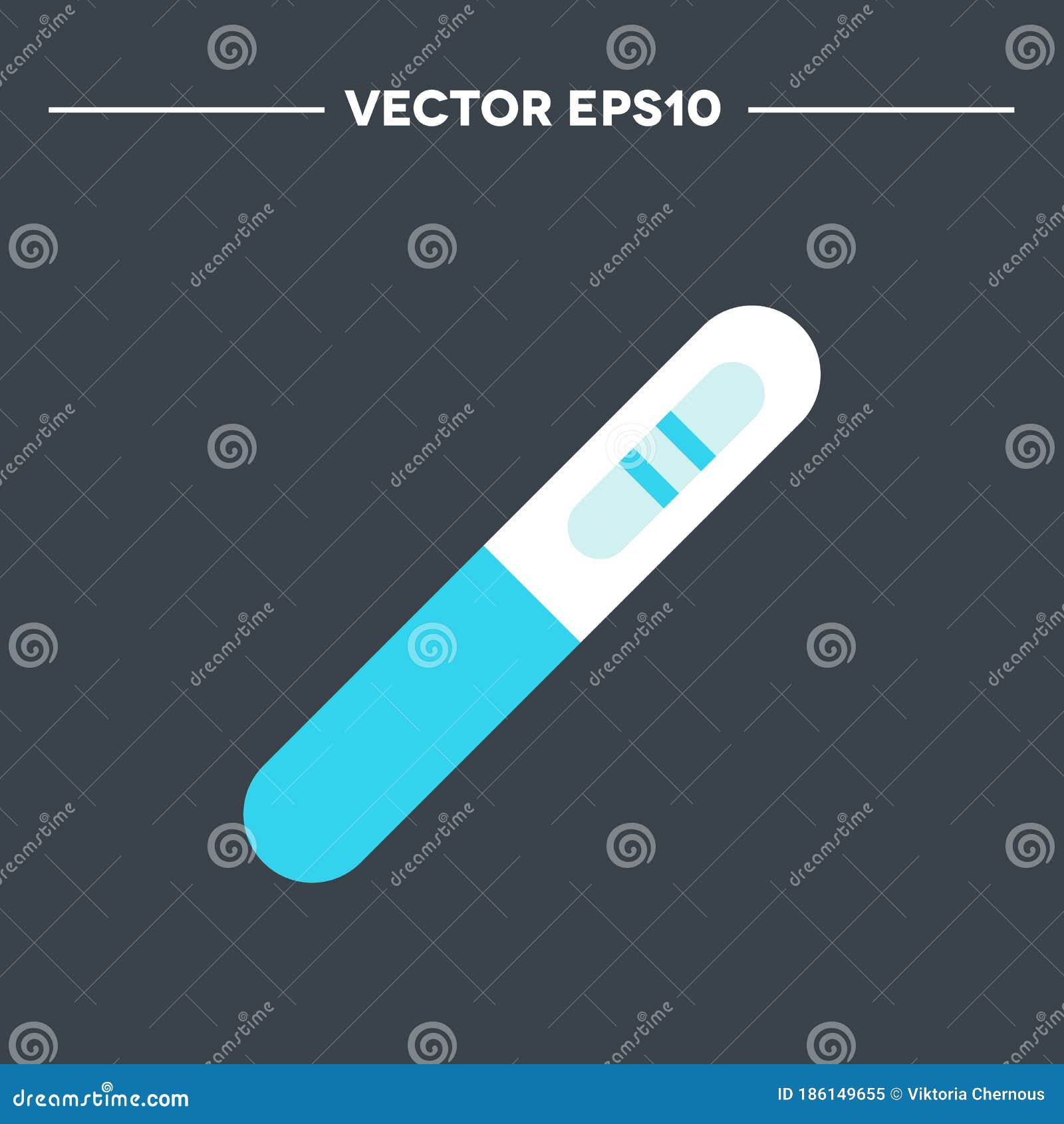 Pregnancy Test Icon, Vector Illustration Stock Illustration ...