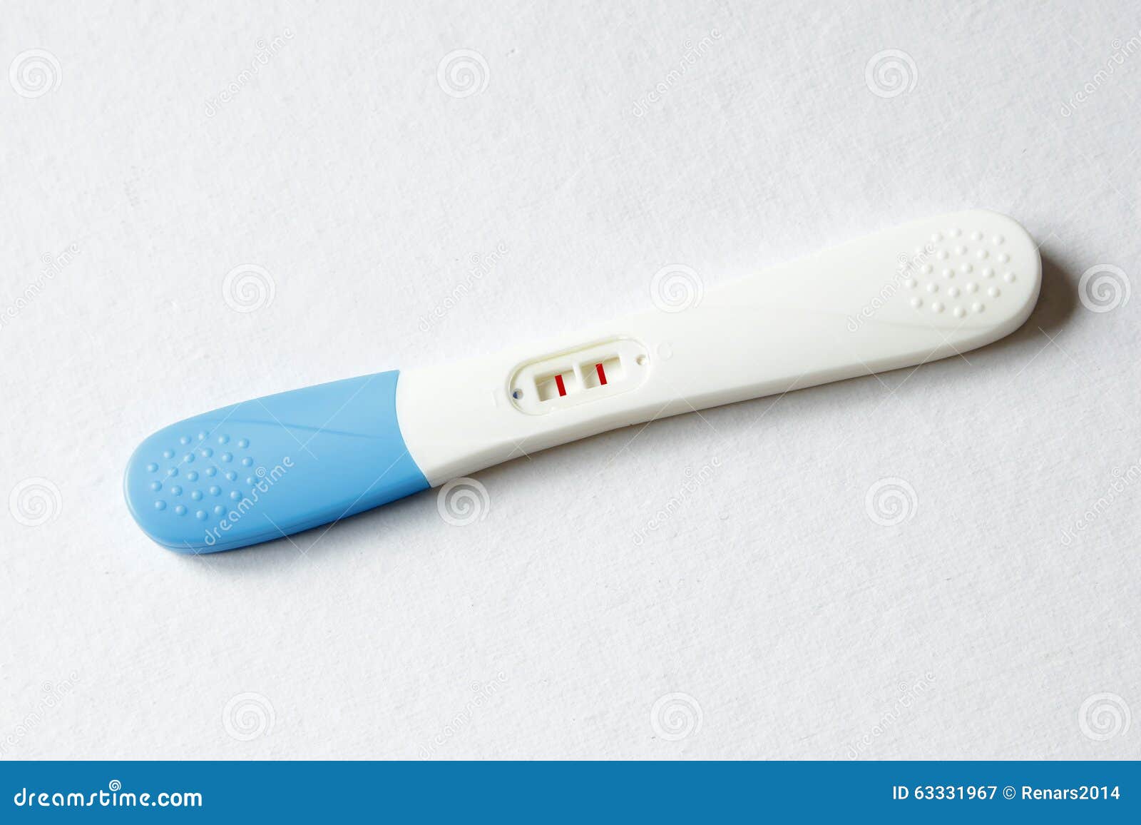 Pregnancy Test Positive Result on Clinic Table Stock Image - Image of ...