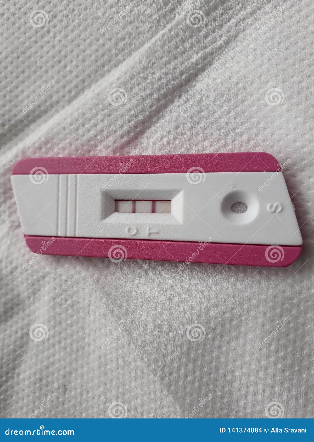 Pregnancy Test with Positive Result Stock Photo - Image of lines ...
