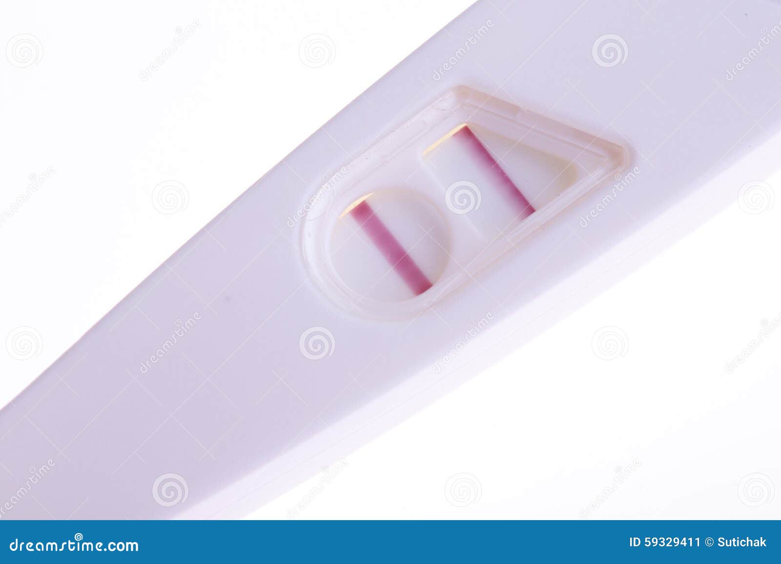 The Pregnancy Tests Positive, Isolated Stock Image - Image of mother ...