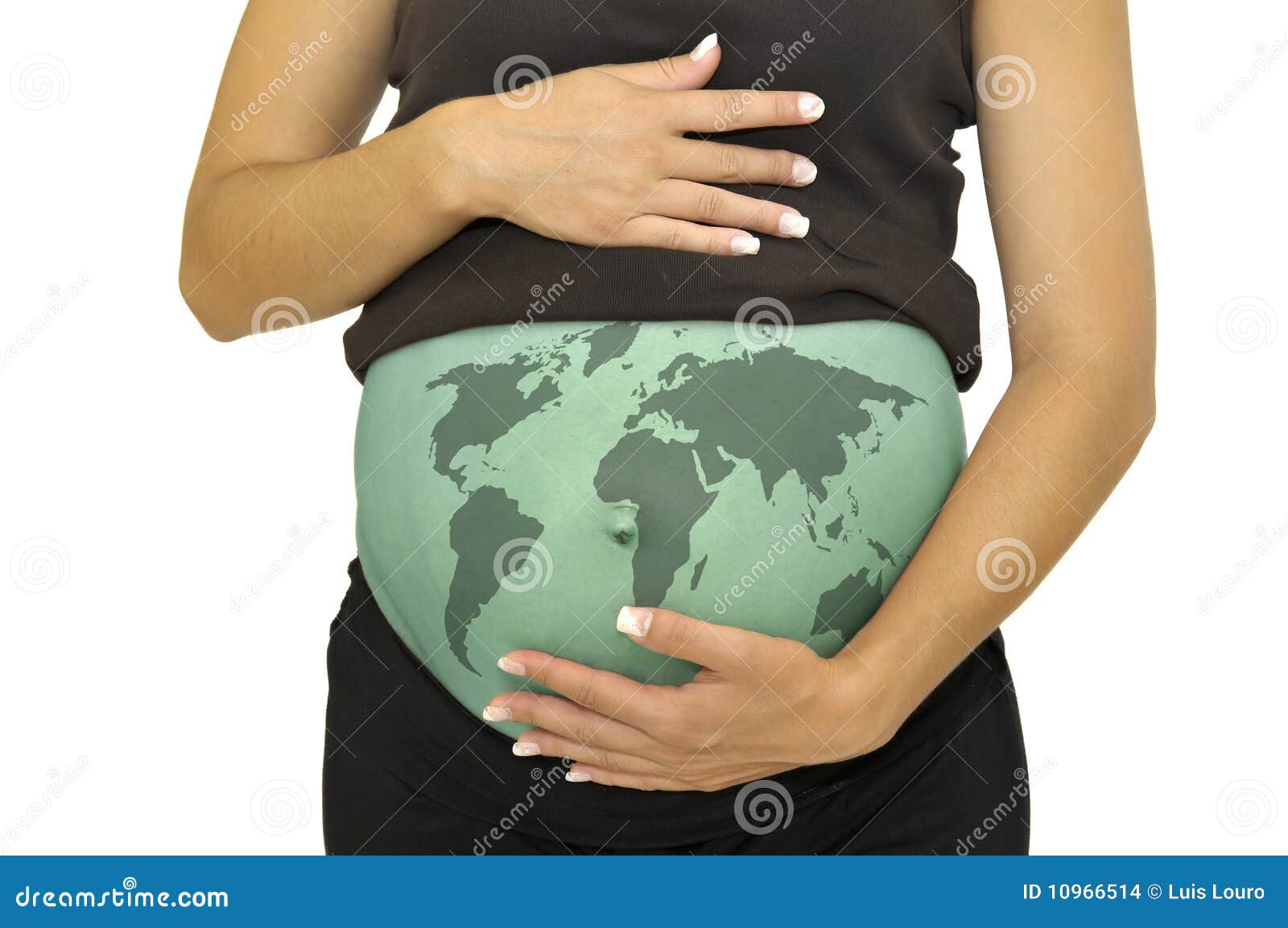 Pregnant belly map stock photo. Image of expecting, expectant - 10966514