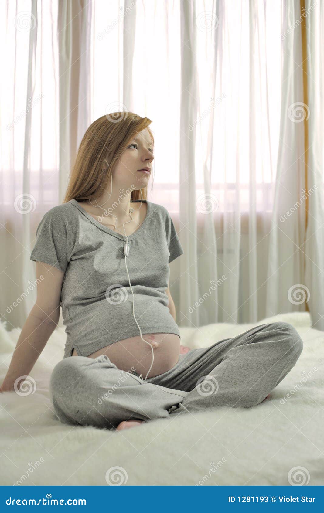 Pregnant and chilled stock image. Image of baby, happy - 1281193
