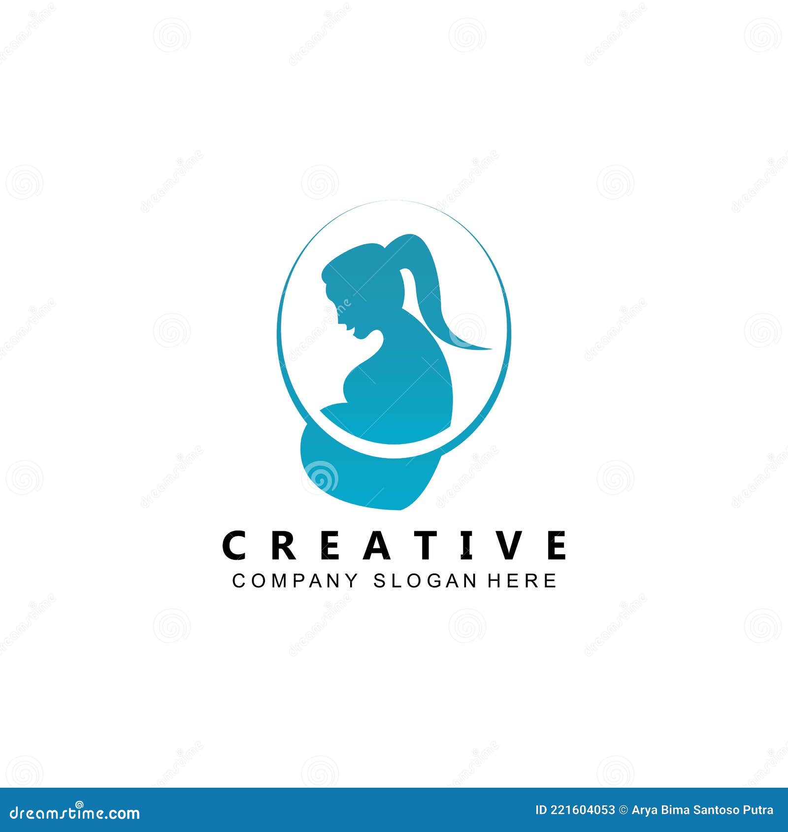 Pregnant Mother Logo Vector Symbol Stock Vector - Illustration of logo ...