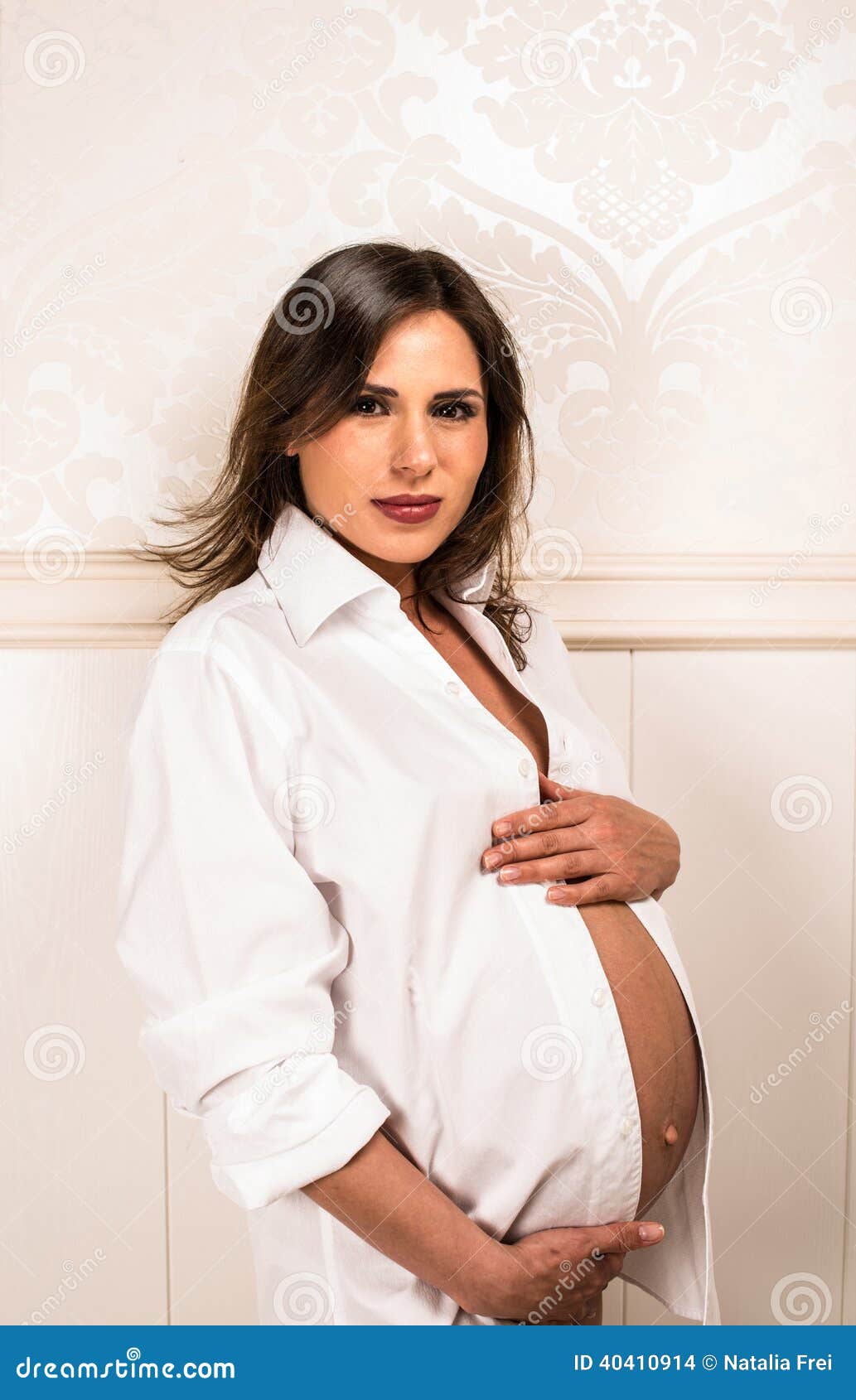 Pregnant Woman Holding Her Belly Stock Photo - Image of maternal ... Pregnant Woman Holding Her Belly Stock Photo - Image of maternal ...
