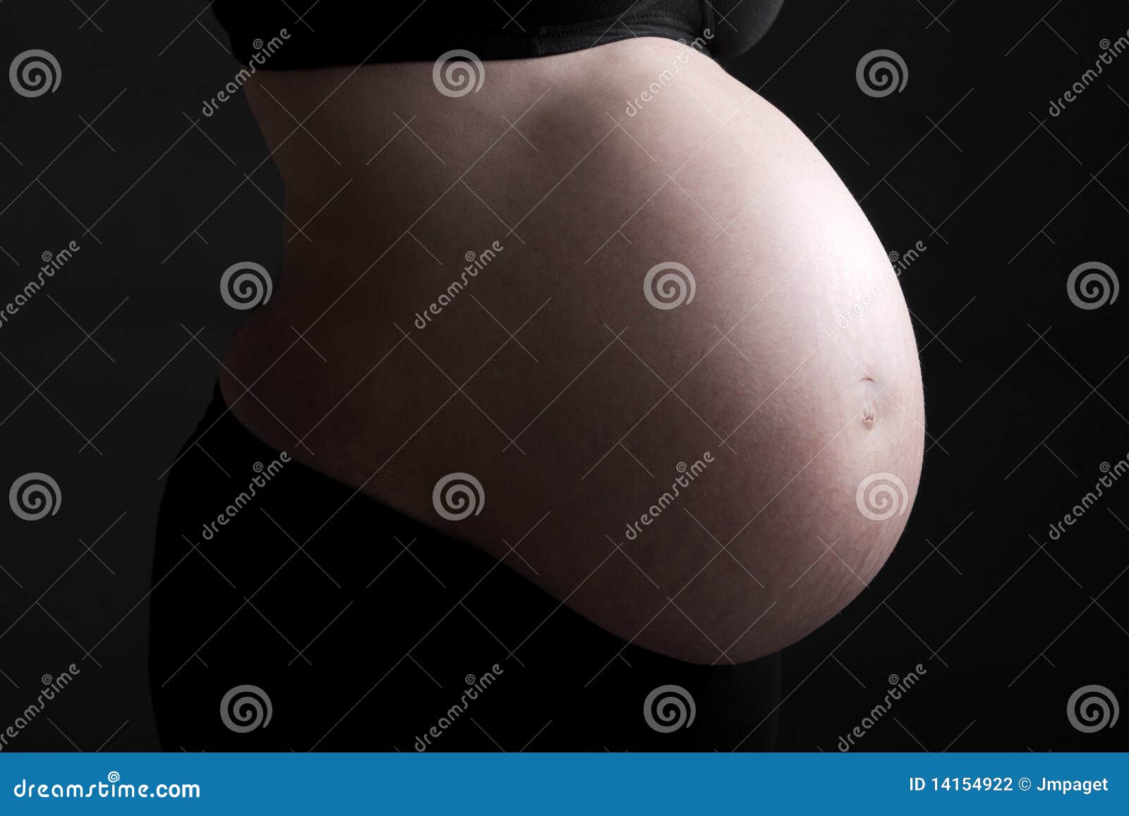 Pregnant Woman s Bump stock photo. Image of parent, care - 14154922