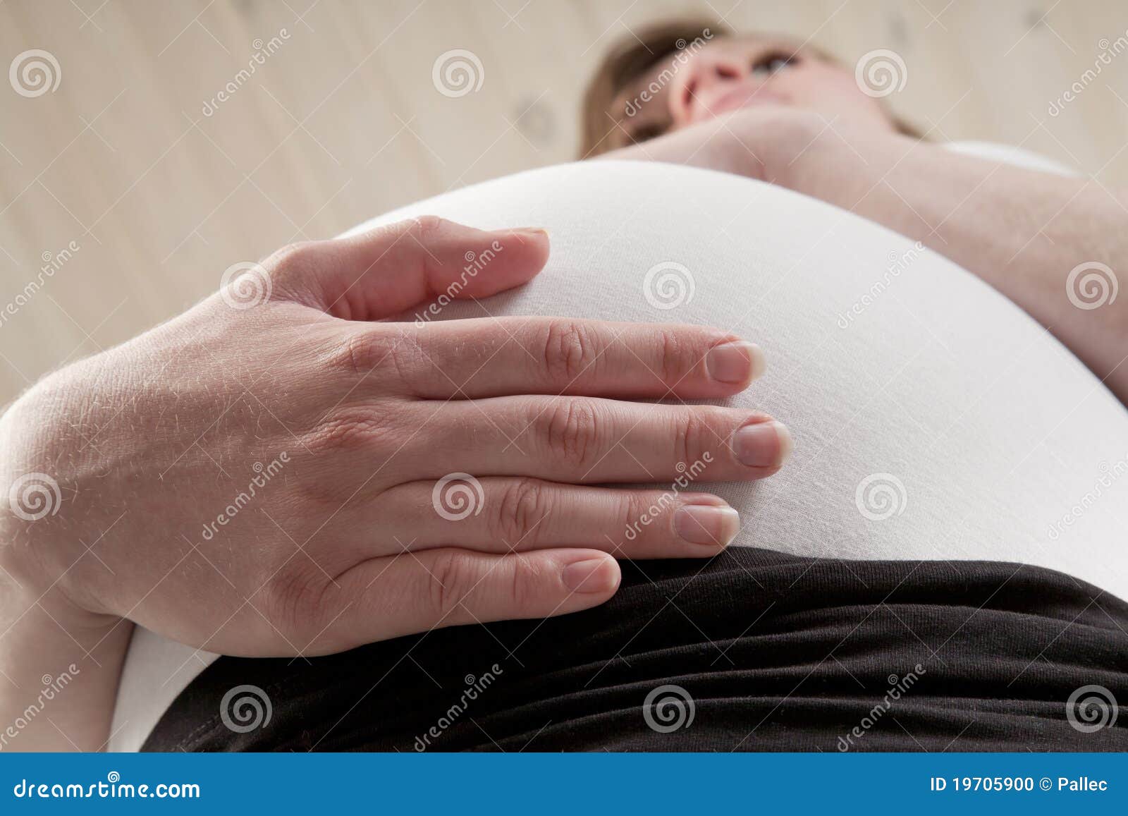 Pregnant women from below stock photo. Image of holding - 19705900